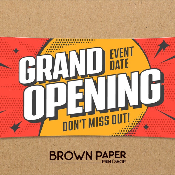 Grand Opening Sign - Etsy