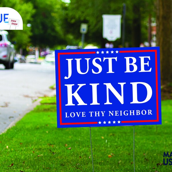 Be Kind Sign Yard Signs - Etsy