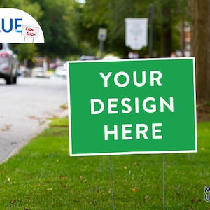 Custom PVC Yard Sign, DIY Custom Outdoor Plastic Yard Sign for House ...