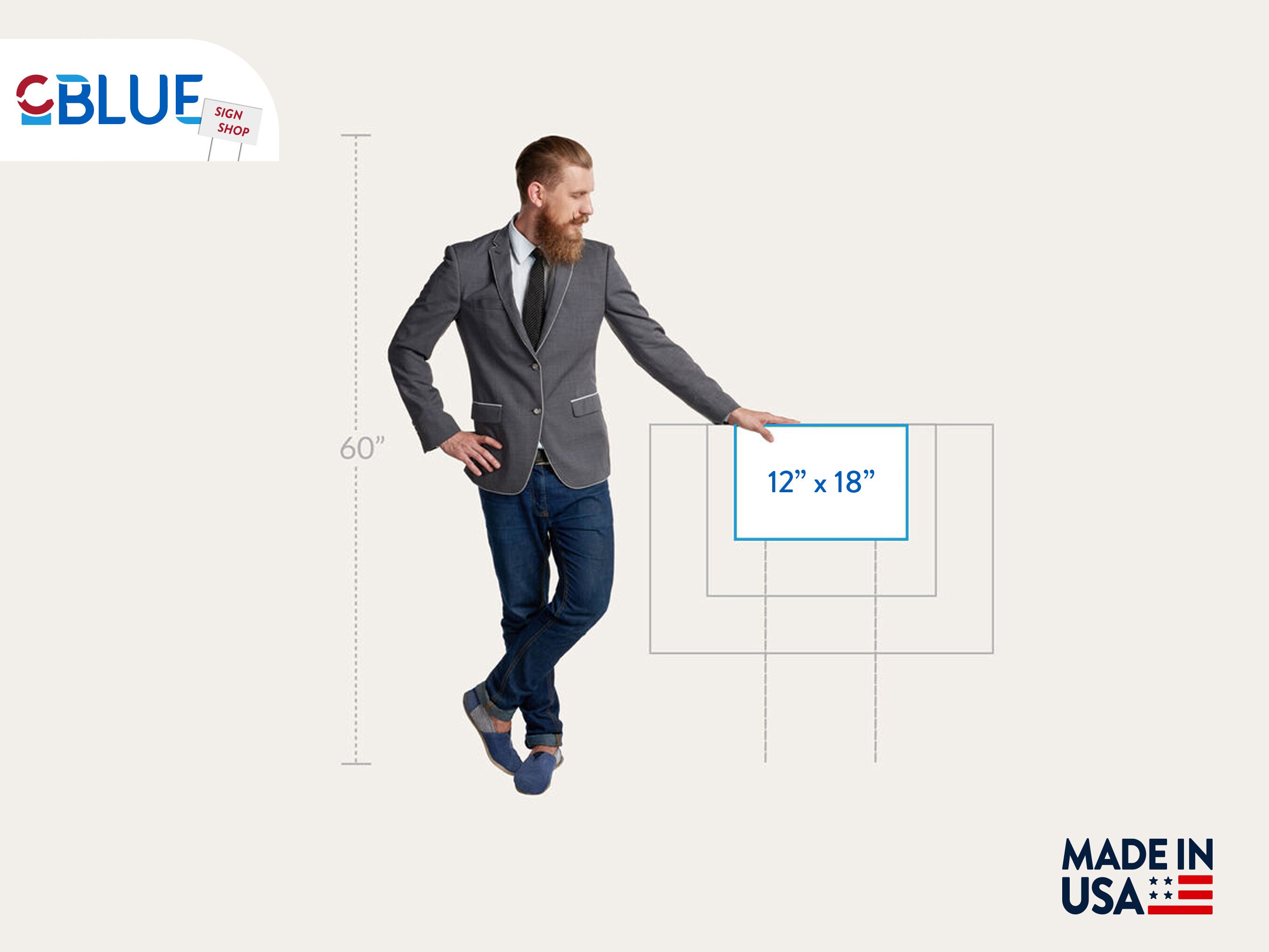 Blank PVC Yard Sign, 12 X 18 DIY Custom Outdoor Plastic Yard Sign for ...