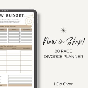 Divorce Digital Planner Family Law Planner Digital Planner for Divorce ...