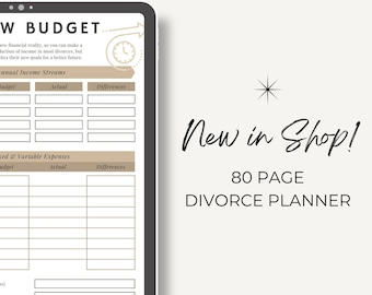 Divorce Digital Planner Family Law Planner Digital Planner for Divorce ...
