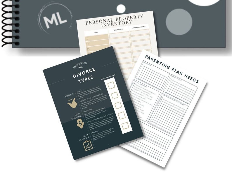 Divorce Digital Planner Family Law Planner Digital Planner for Divorce ...