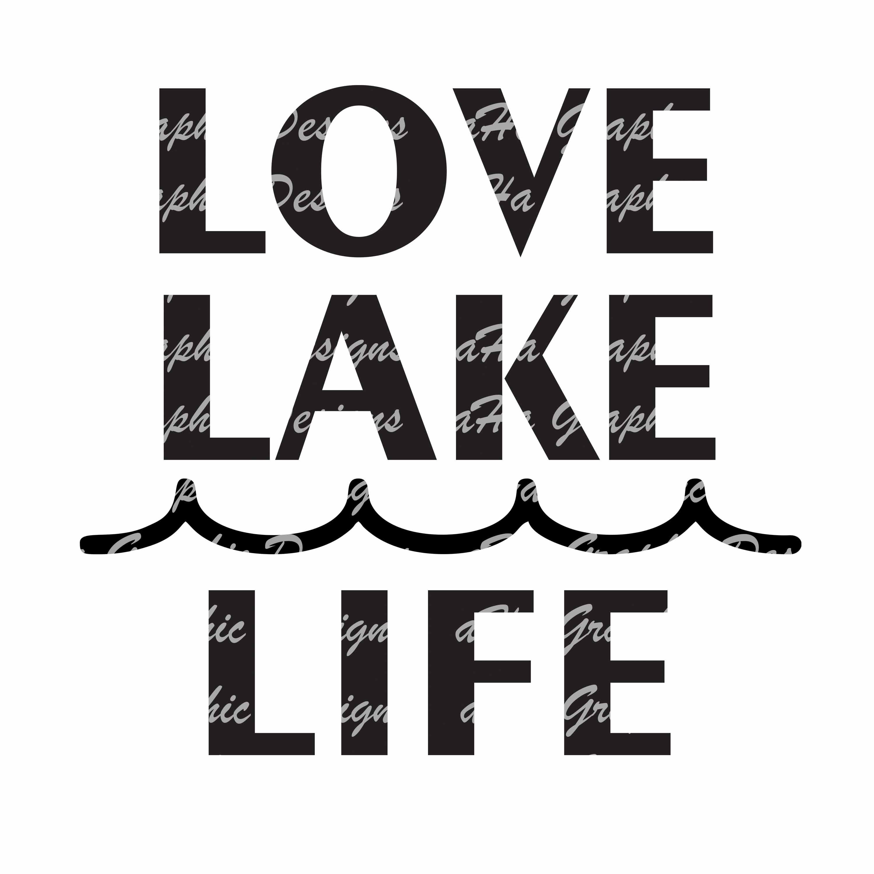 Love Lake Life Instant Download SVG PDF Jpg PNG Digital Download - Etsy