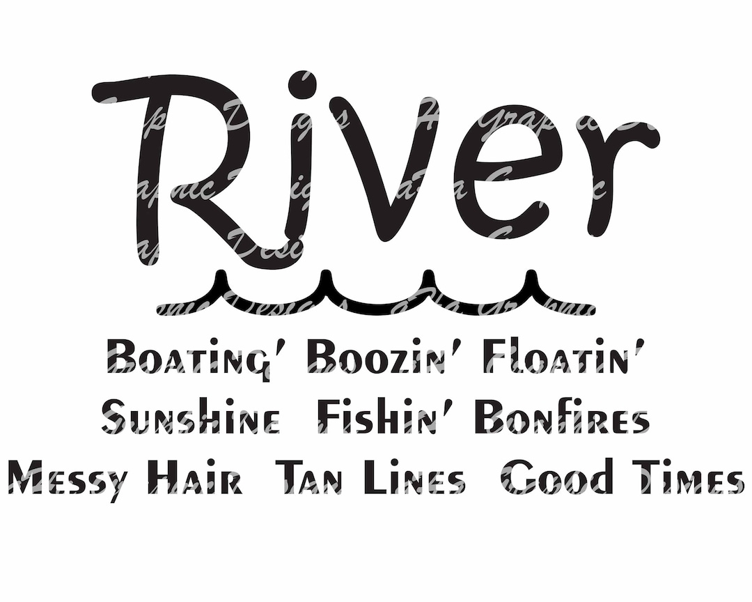 River Instant Download SVG PDF Jpg PNG Digital Download - Etsy