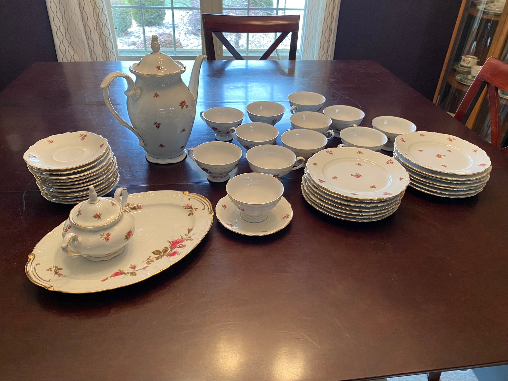Winterling/bavaria Rosebud Antique Coffee Set - Etsy