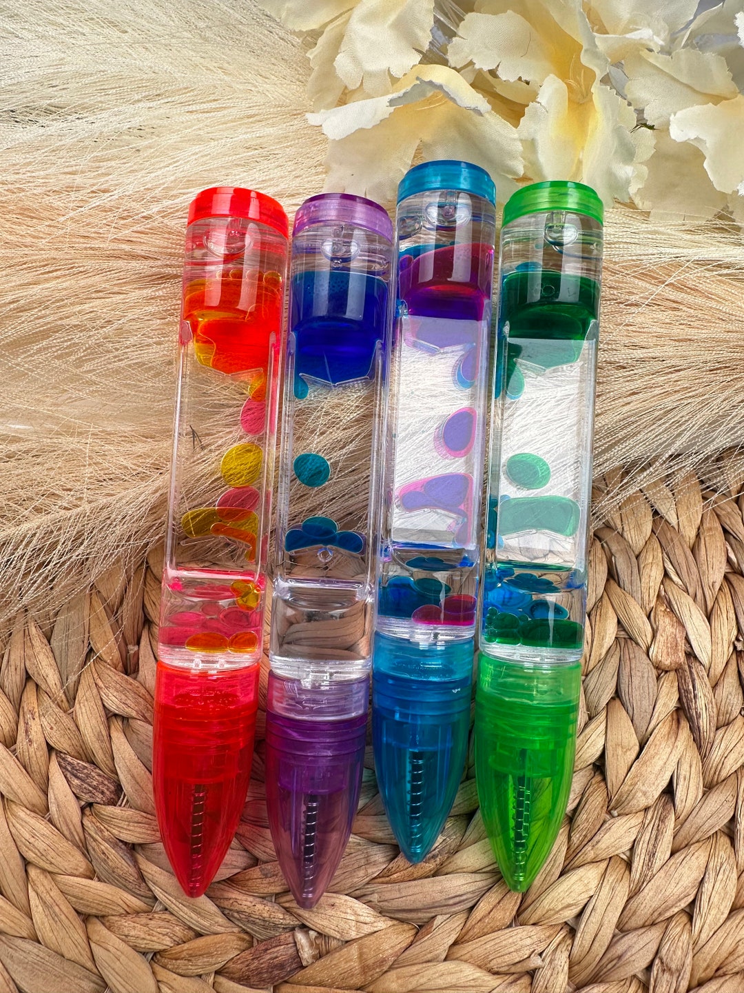 Liquid Bubble Fidget Pen, Anti Stress or Anxiety Ballpoint Pen - Etsy