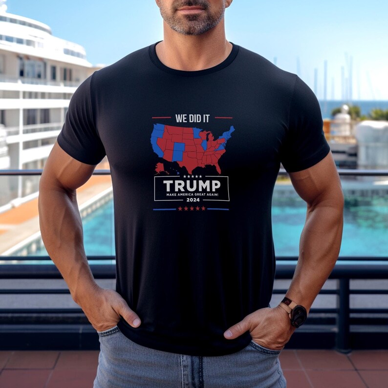 Trump PNG | We Did It Trump Election Map PNG | Digital Download for ...