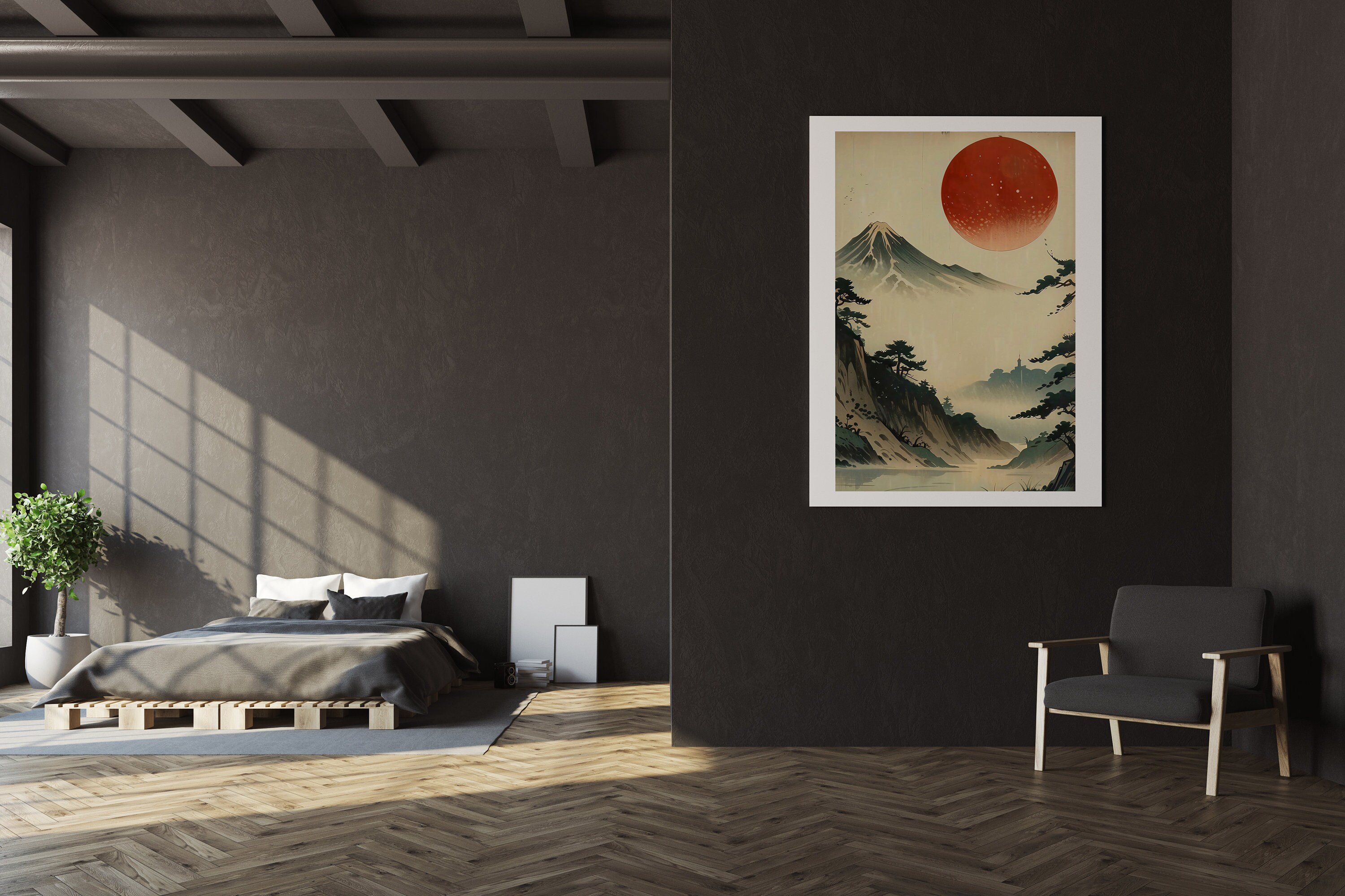 Japanese Woodblock,japanese Wall Art,japandi Decor,vintage Wall Art ...