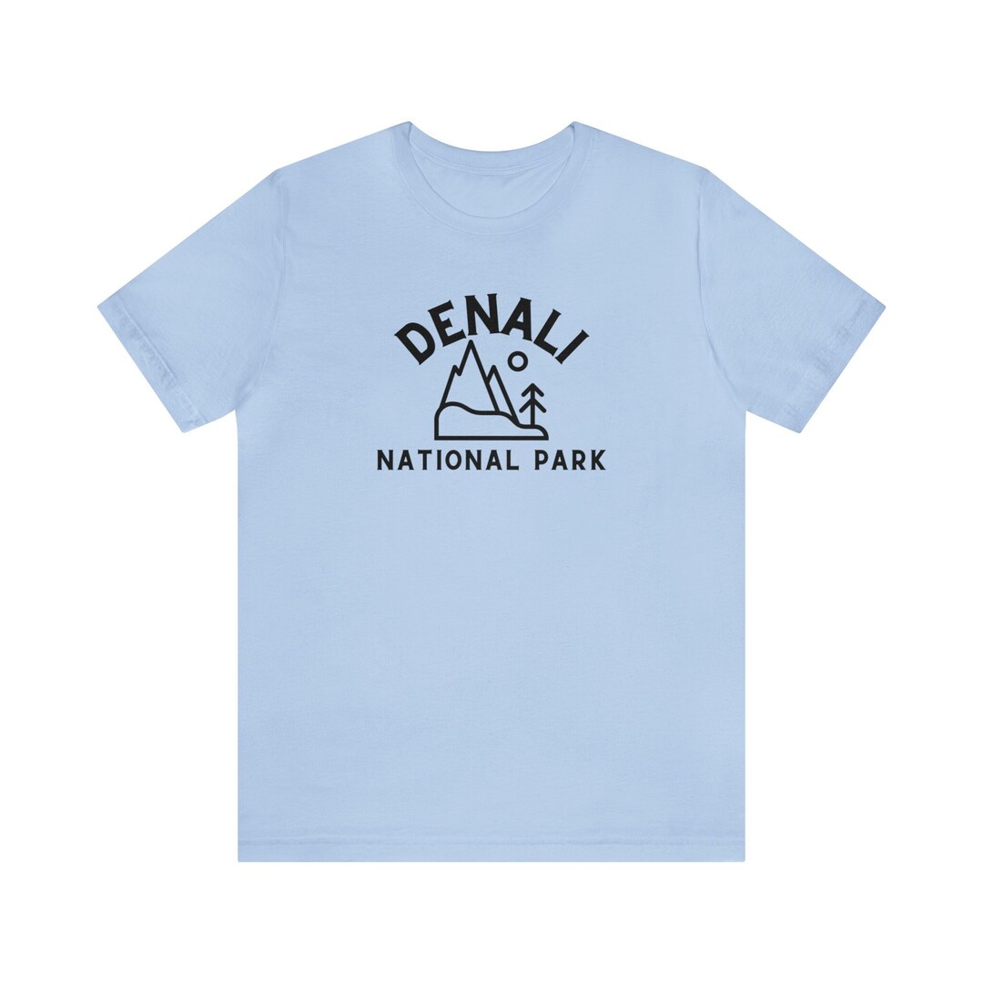 Denali Park T-shirt. Alaska Outdoors Shirt. Mt. Mckinley Gift Apparel ...