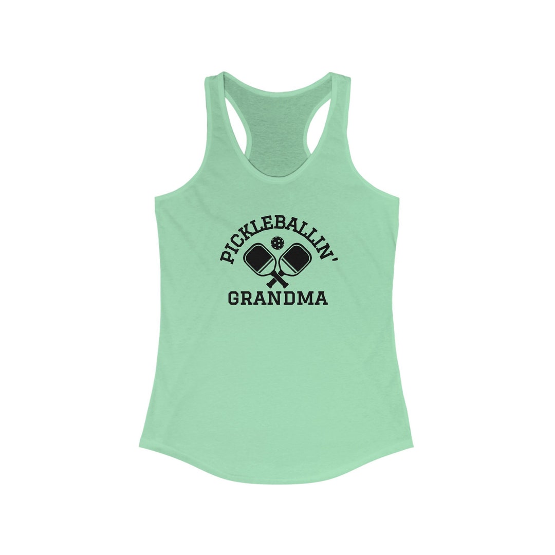 Grandma Pickleball Tank Top. Grandmother Athlete Tanktop. Funny Sport ...