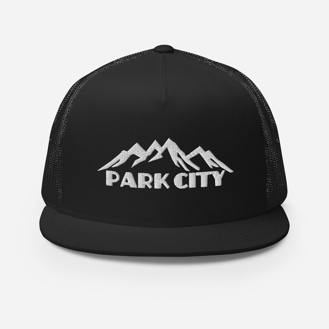 Park City Mountain Trucker Hat. Utah Baseball Cap. Ski Resort ...