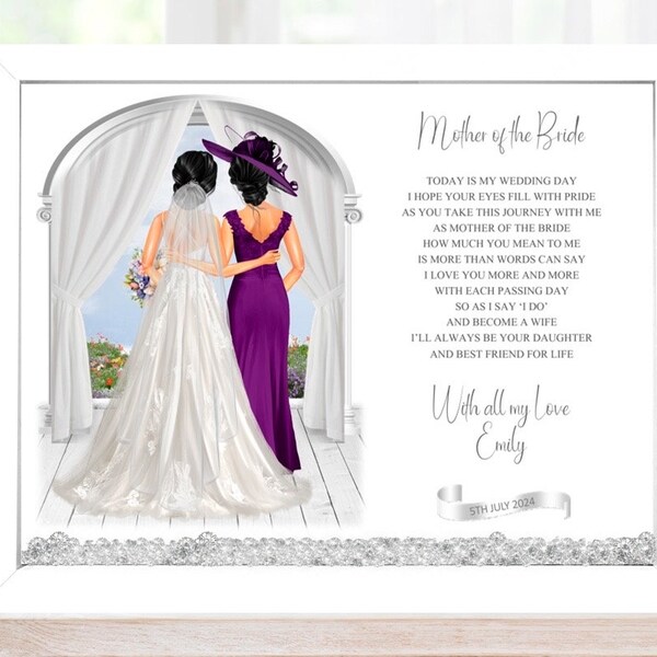 Mother of Bride Poem - Etsy