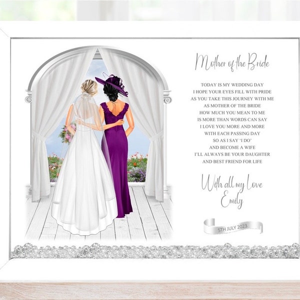 Mother of the Bride Poem - Etsy