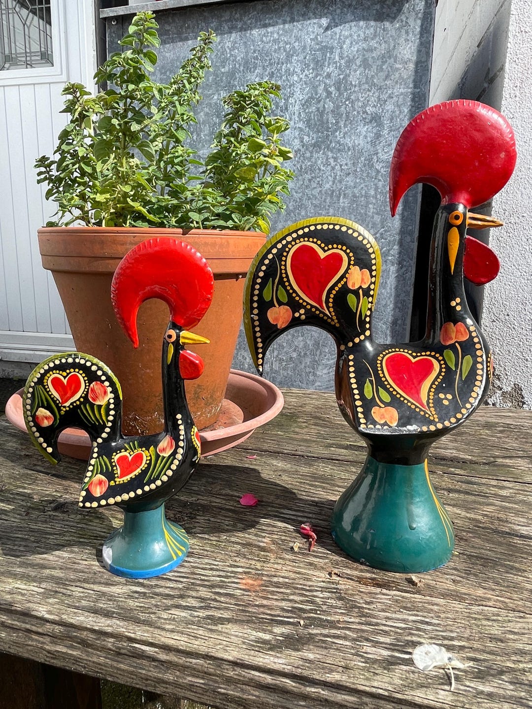 GALO De BARCELOS ROOSTERS ~ Large Traditional Portuguese Good Luck ...