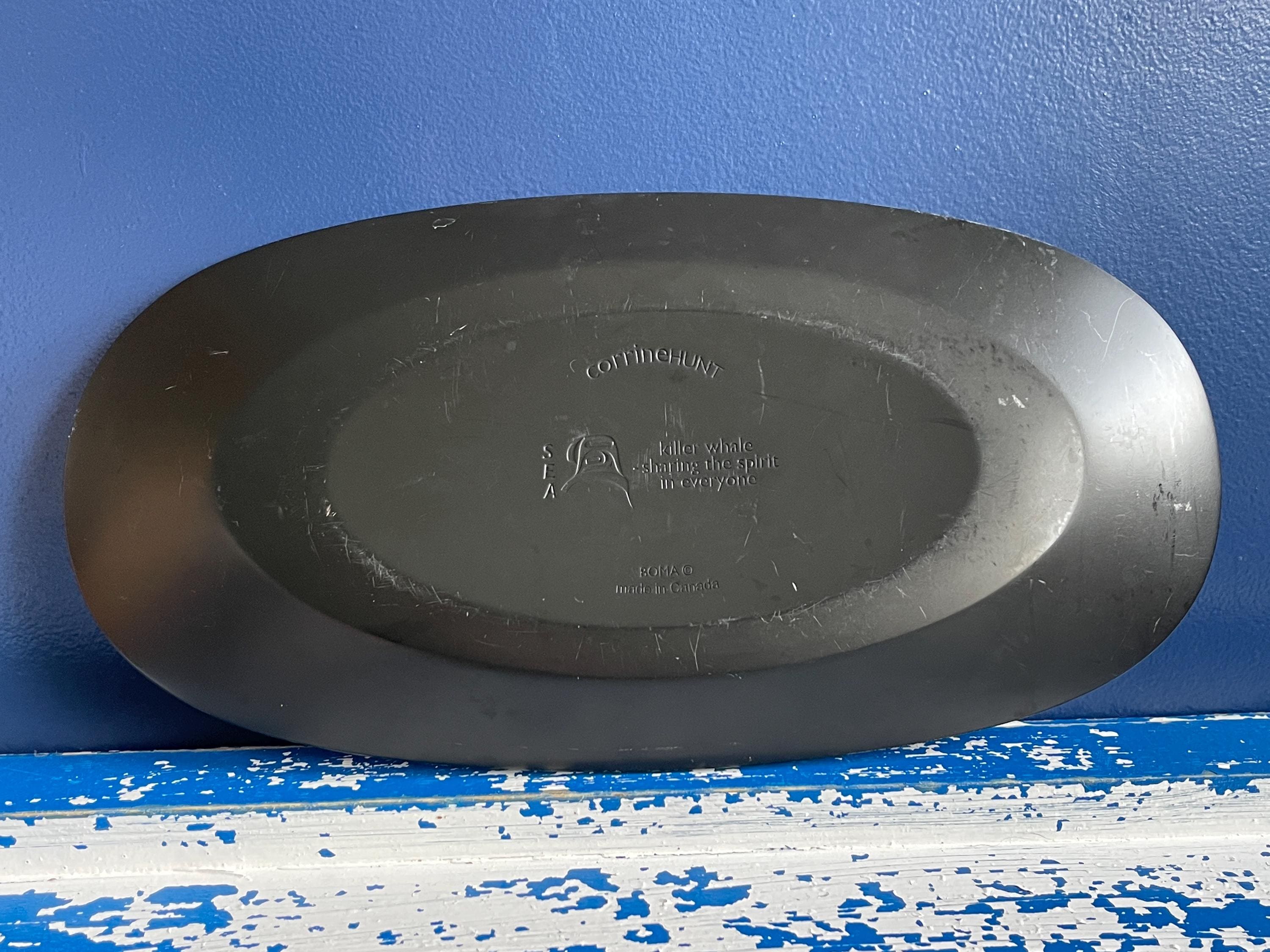 BOMA KILLER WHALE Platter ‘sea to Sky’ Indigenous Art ~ Designer Home ...