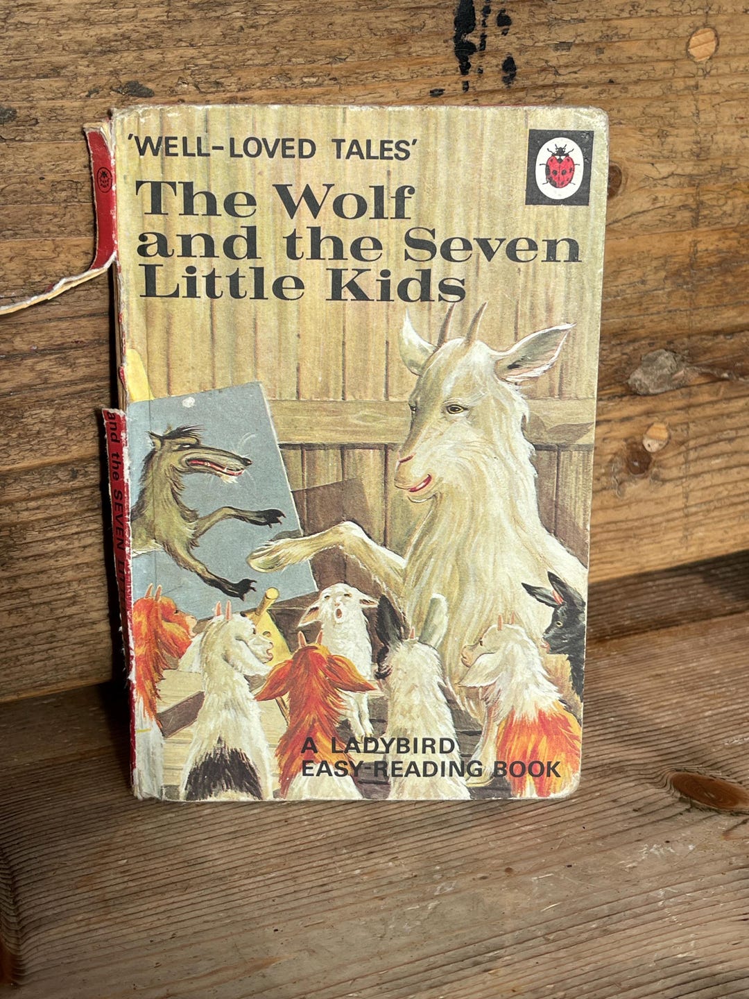 Vintage 1968 the Wolf and the Seven Little Kids Ladybird Book, Well ...