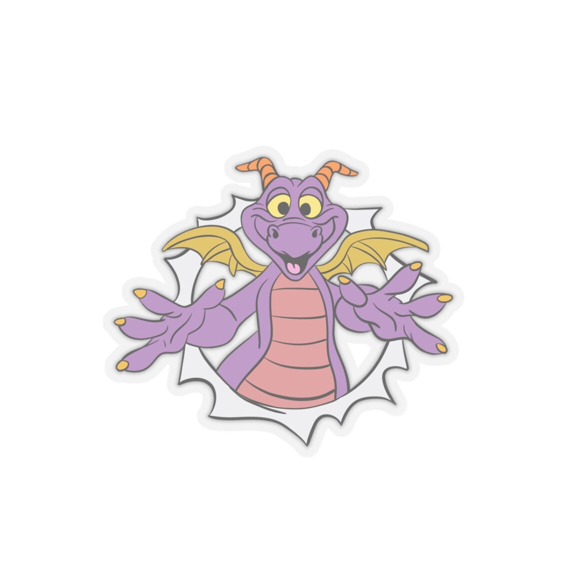 Figment Sticker, Epcot Figment Sticker, One Little Spark Figment ...