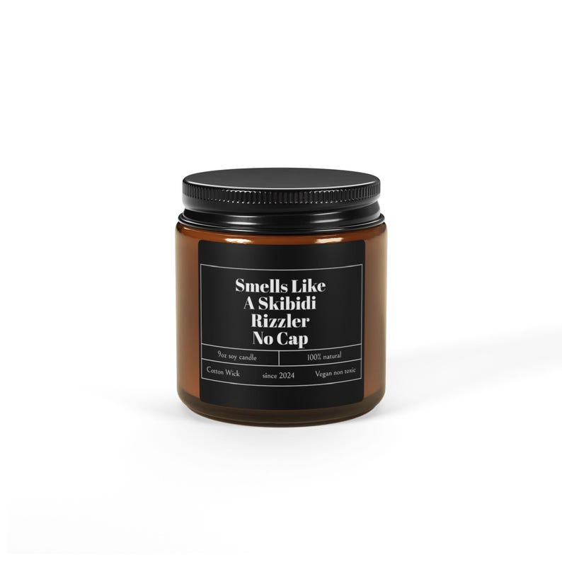 Smells Like a Skibidi Rizzler Candle, Teen Slang Gift, Gen Alpha Candle ...
