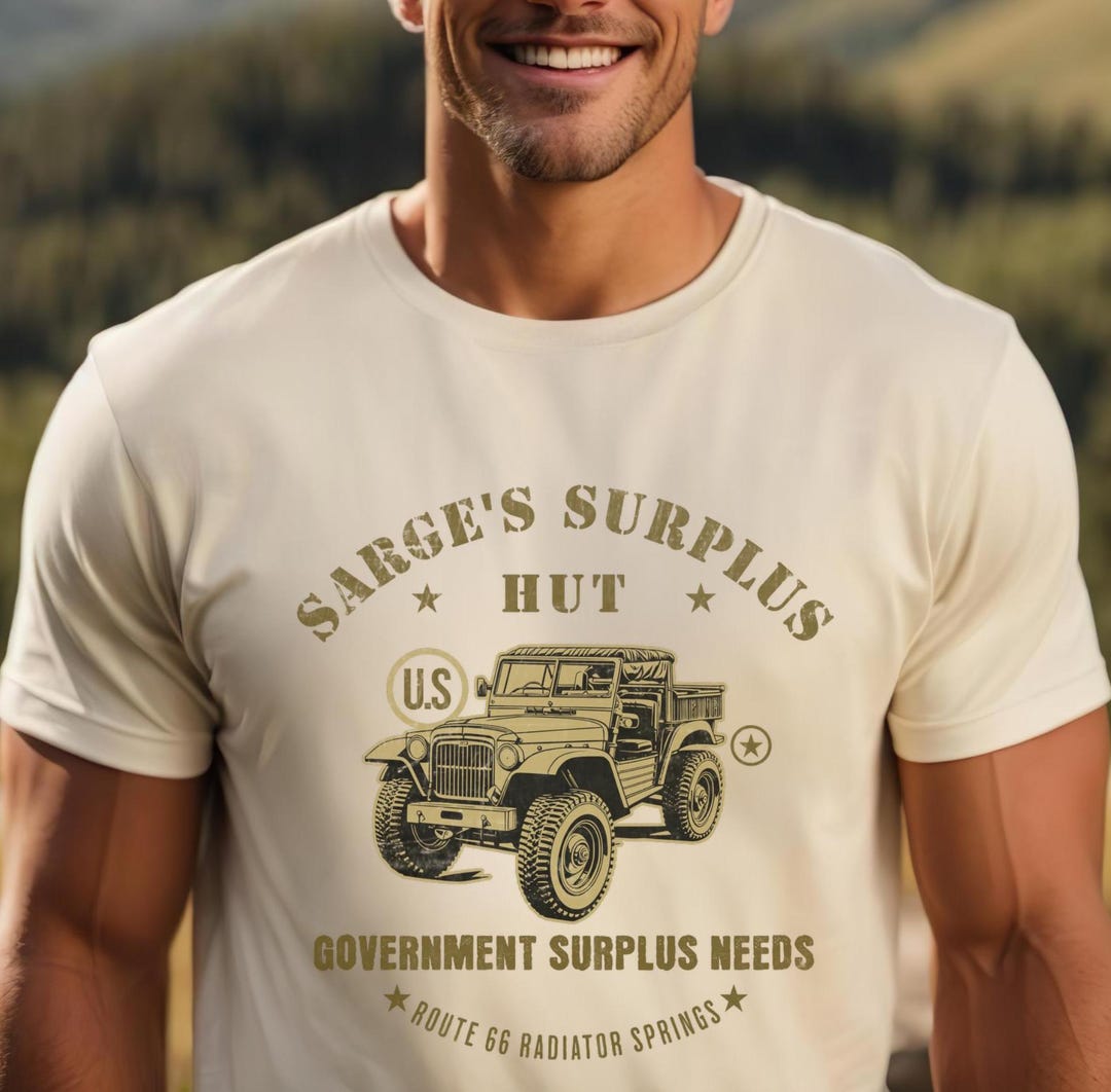 Radiator Springs Shirt, Sarge Cars Shirt, Disney Husband Shirt, Cars ...