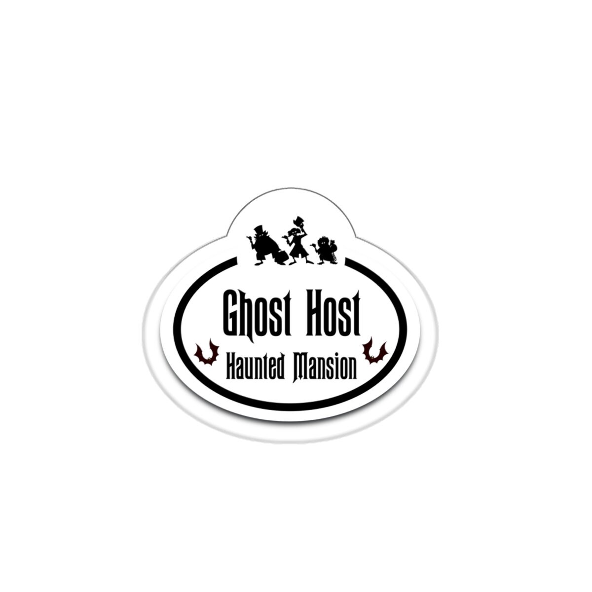 Haunted Mansion Sticker, Haunted Mansion Ghost Host Sticker, Haunted ...