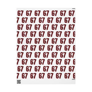 67 Wrapping Paper, 67 Christmas Gift | Gift Wrap for Teens | 6-7 Meme ...