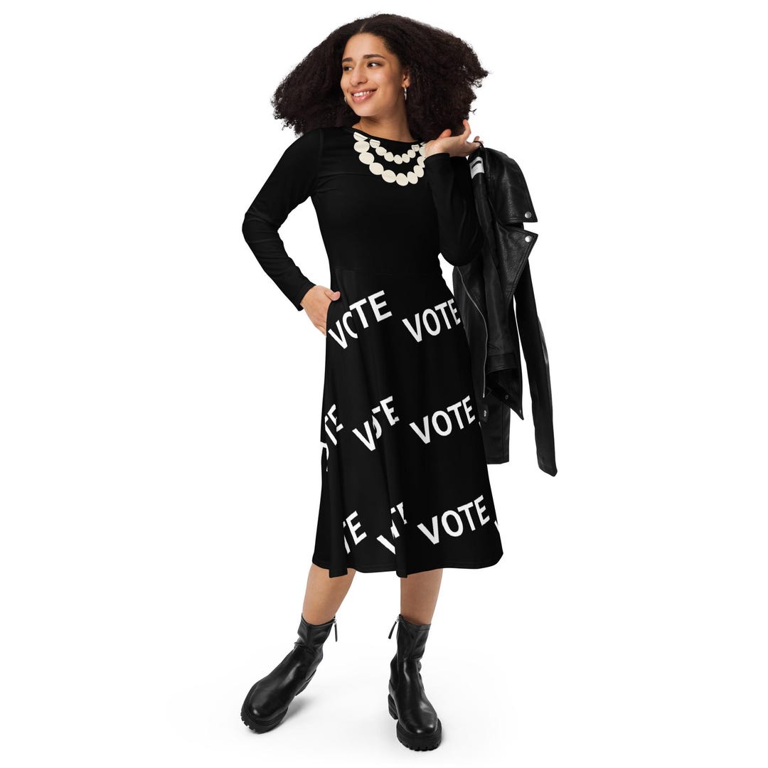 Vote Dress, Vote Costume Dress, Kamala Dress. Kamala Merch, All-over ...
