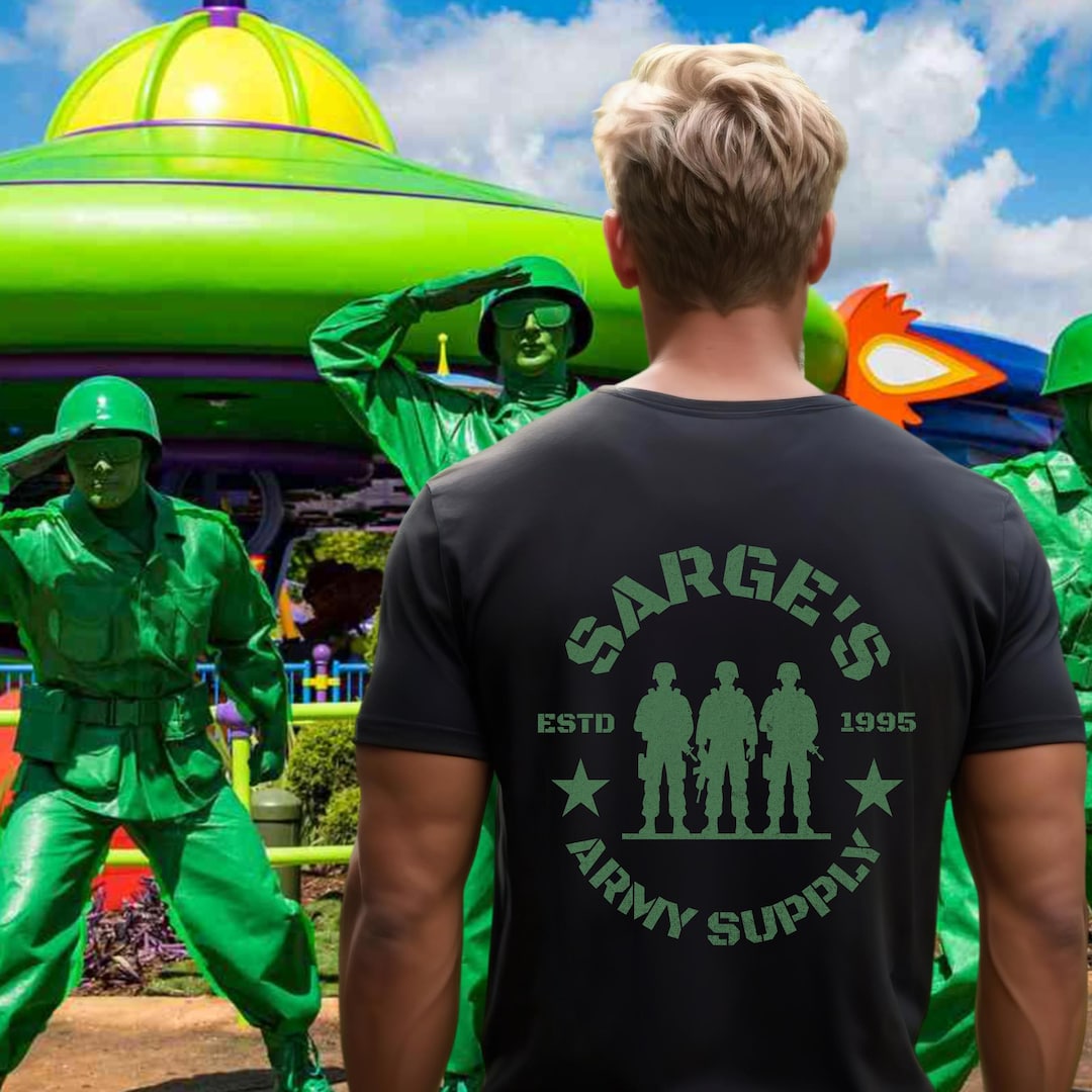 Toy Soldier Sarge Shirt, Disney Husband Shirt, Mens Toystory Shirt ...