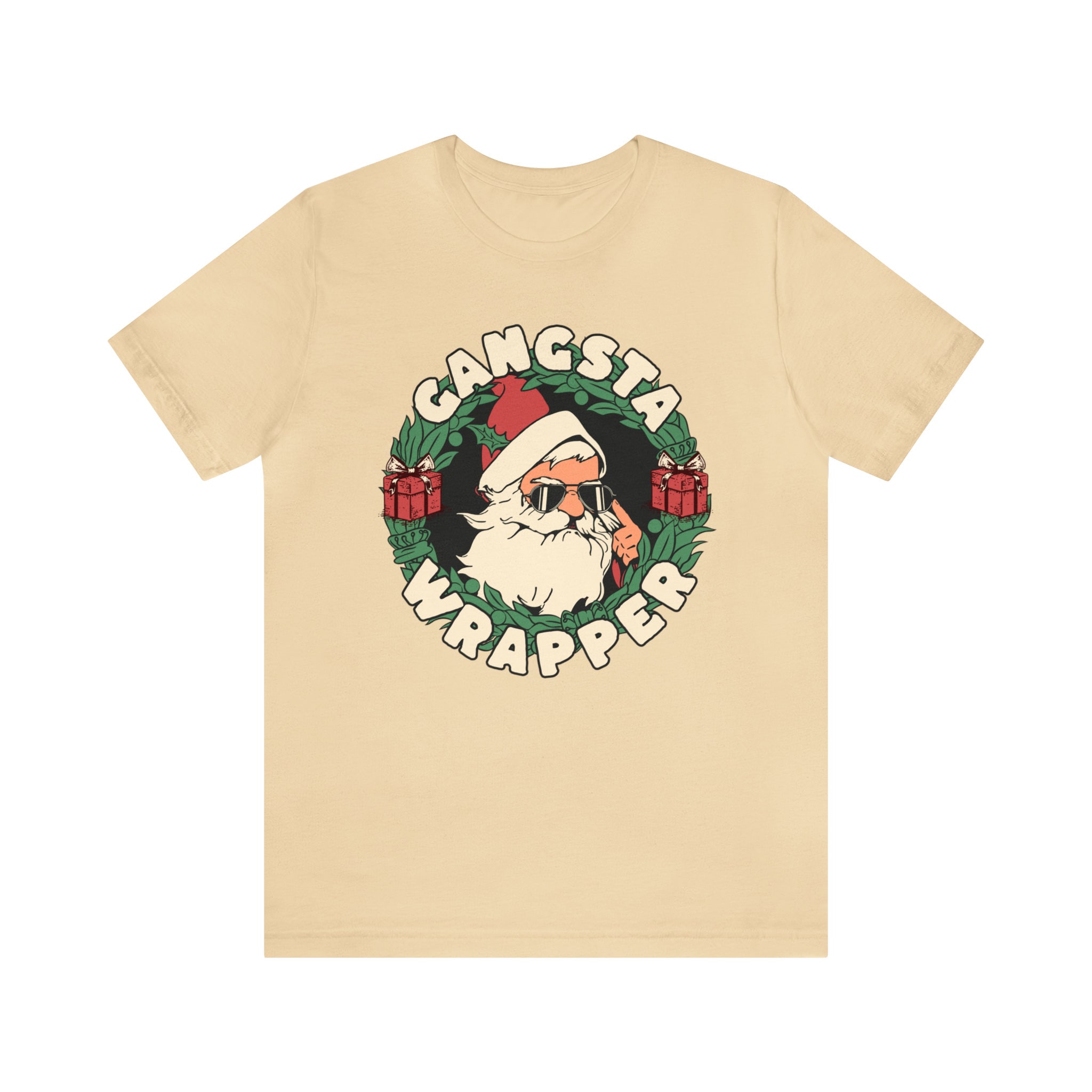 Gangsta Wrapper Shirt Funny Santa Shirt Gangster Wrapper - Etsy