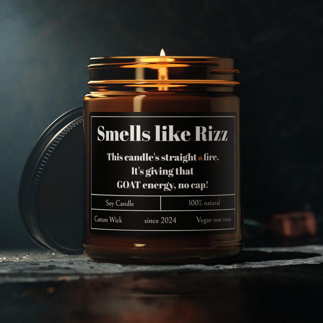 Smells Like Rizz Candle Funny Teen Gift Rizz Gen Alpha Middle School ...
