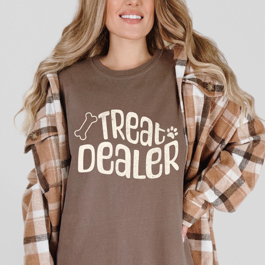 Treat Dealer Shirt, Dog Lovers Shirt, Vet Comfort Colors Shirt, Dog Mom ...
