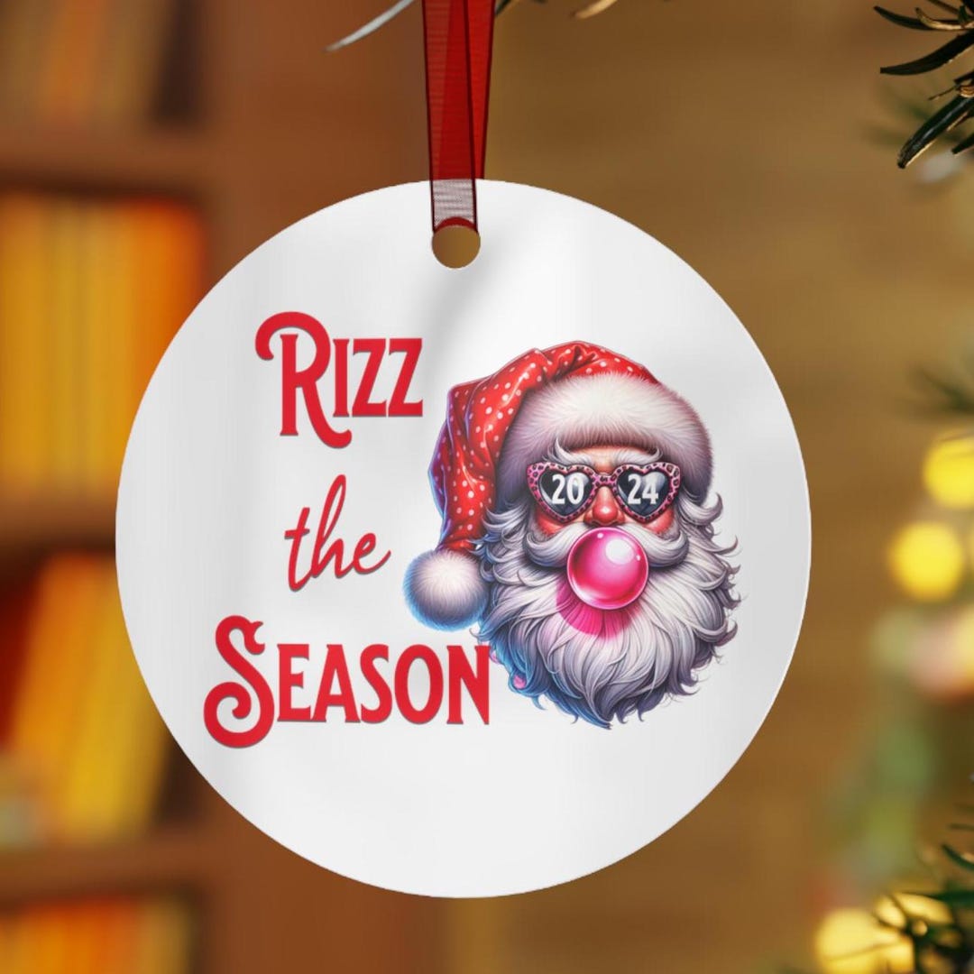 Rizz the Season Gen Z Ornament, Gift for Teen, Slang Ornament, Hip ...