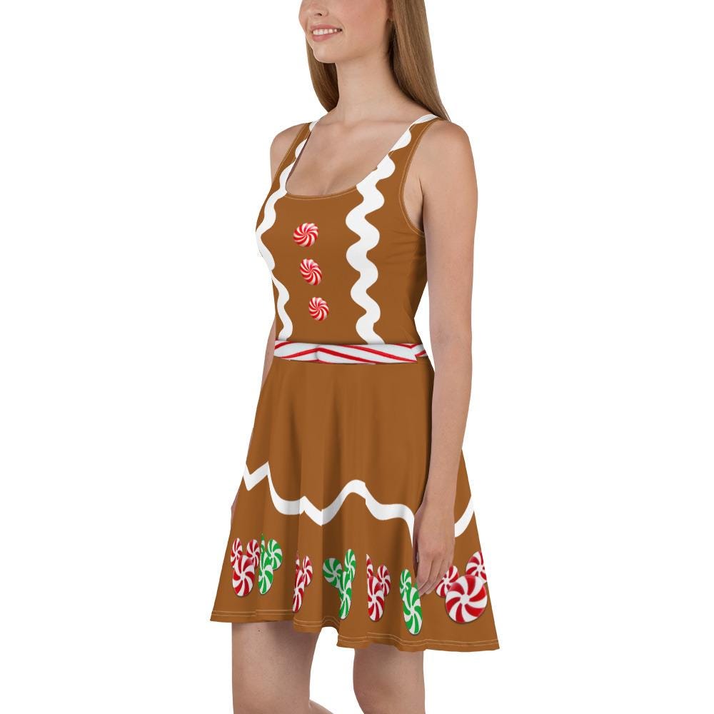 Very Merry Party Dress, Christmas Gingerbread Dress, Women Holiday ...
