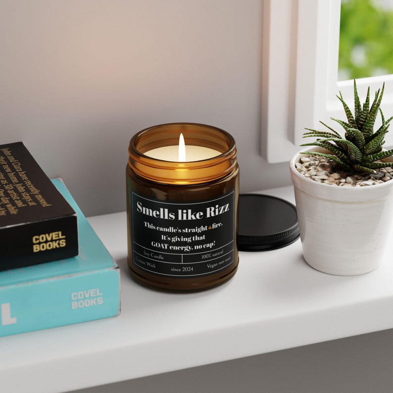 Smells Like Rizz Candle Funny Teen Gift Rizz Gen Alpha Middle School ...