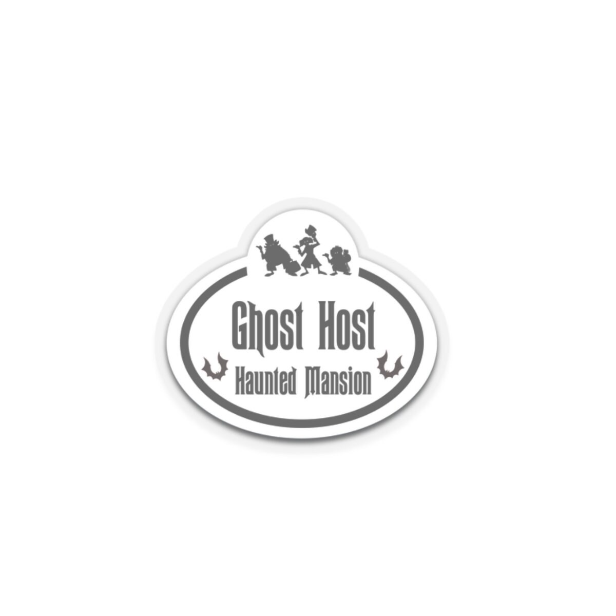Haunted Mansion Sticker, Haunted Mansion Ghost Host Sticker, Haunted ...