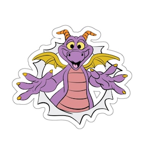 Figment Sticker, Epcot Figment Sticker, One Little Spark Figment ...
