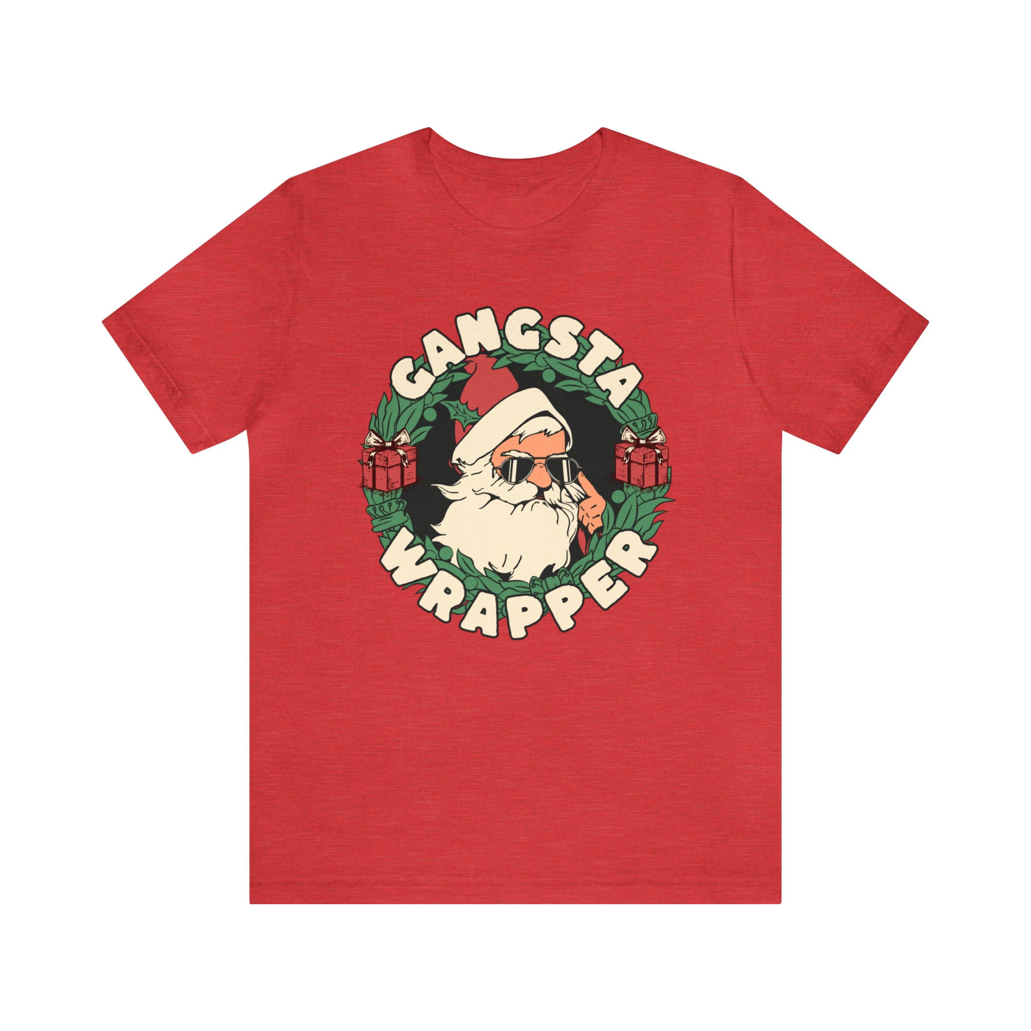 Gangsta Wrapper Shirt Funny Santa Shirt Gangster Wrapper - Etsy