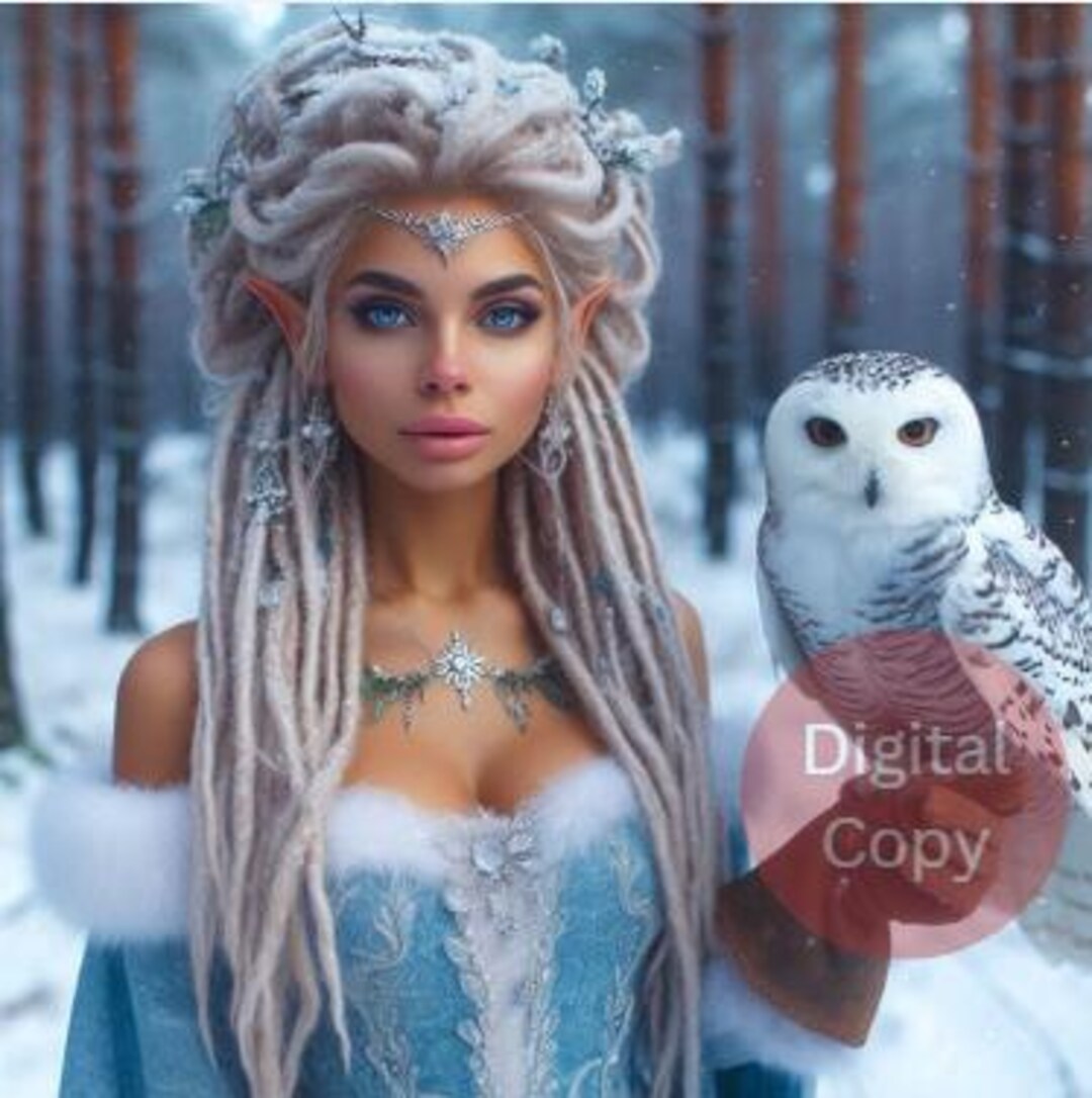 Set of 25 Enchanting Elven Printable Wall Posters Bundle Fantasy Elvish ...