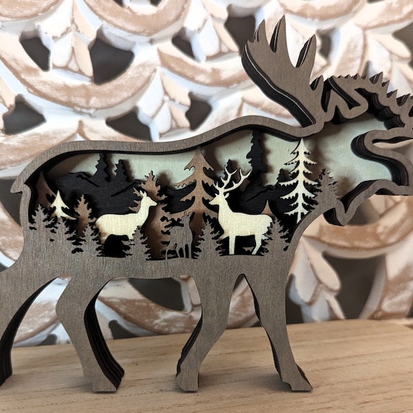 Layered Wood Art - Etsy