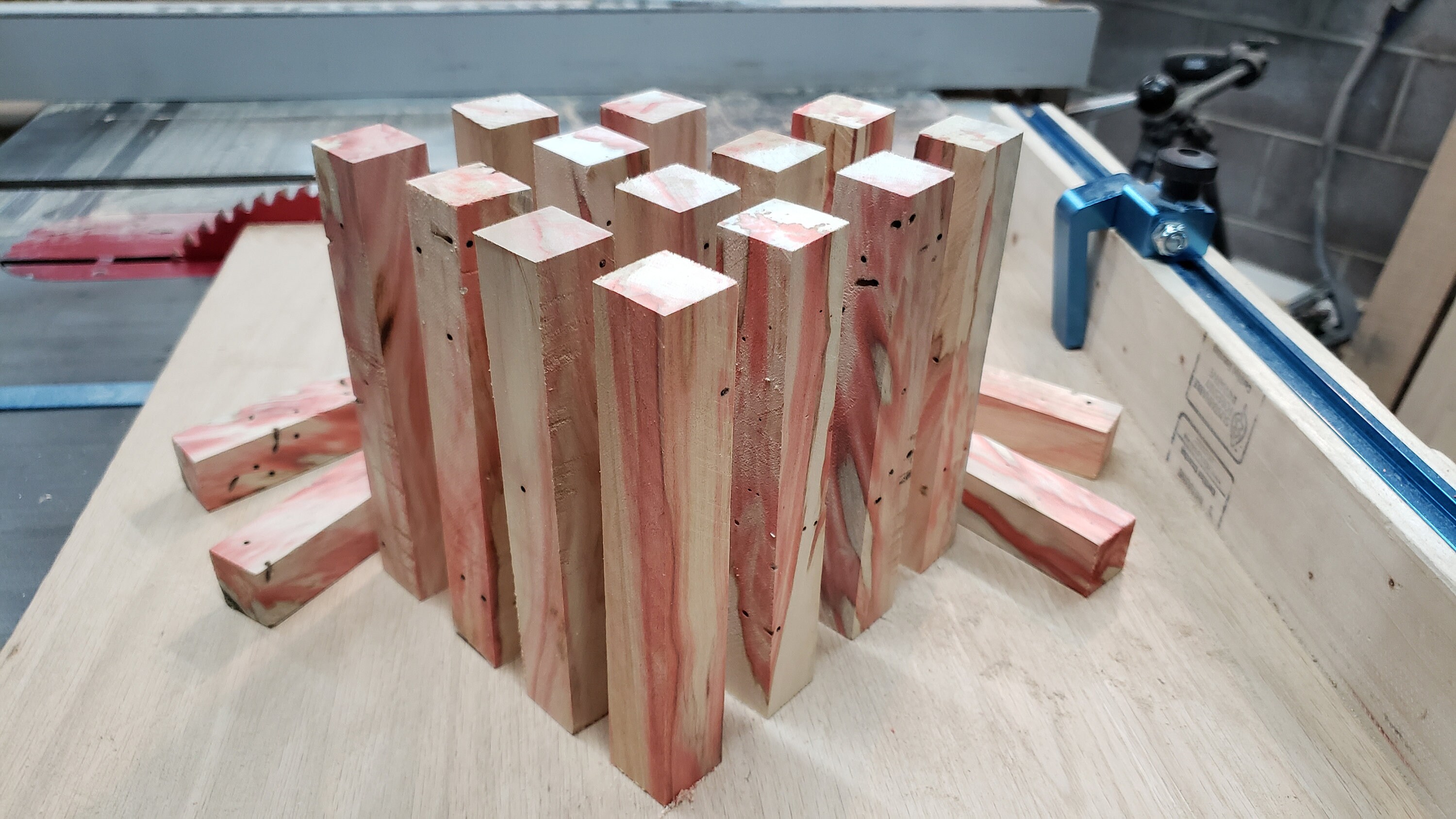 Flaming Box Elder / Pen Blank / Turning Blank - Etsy