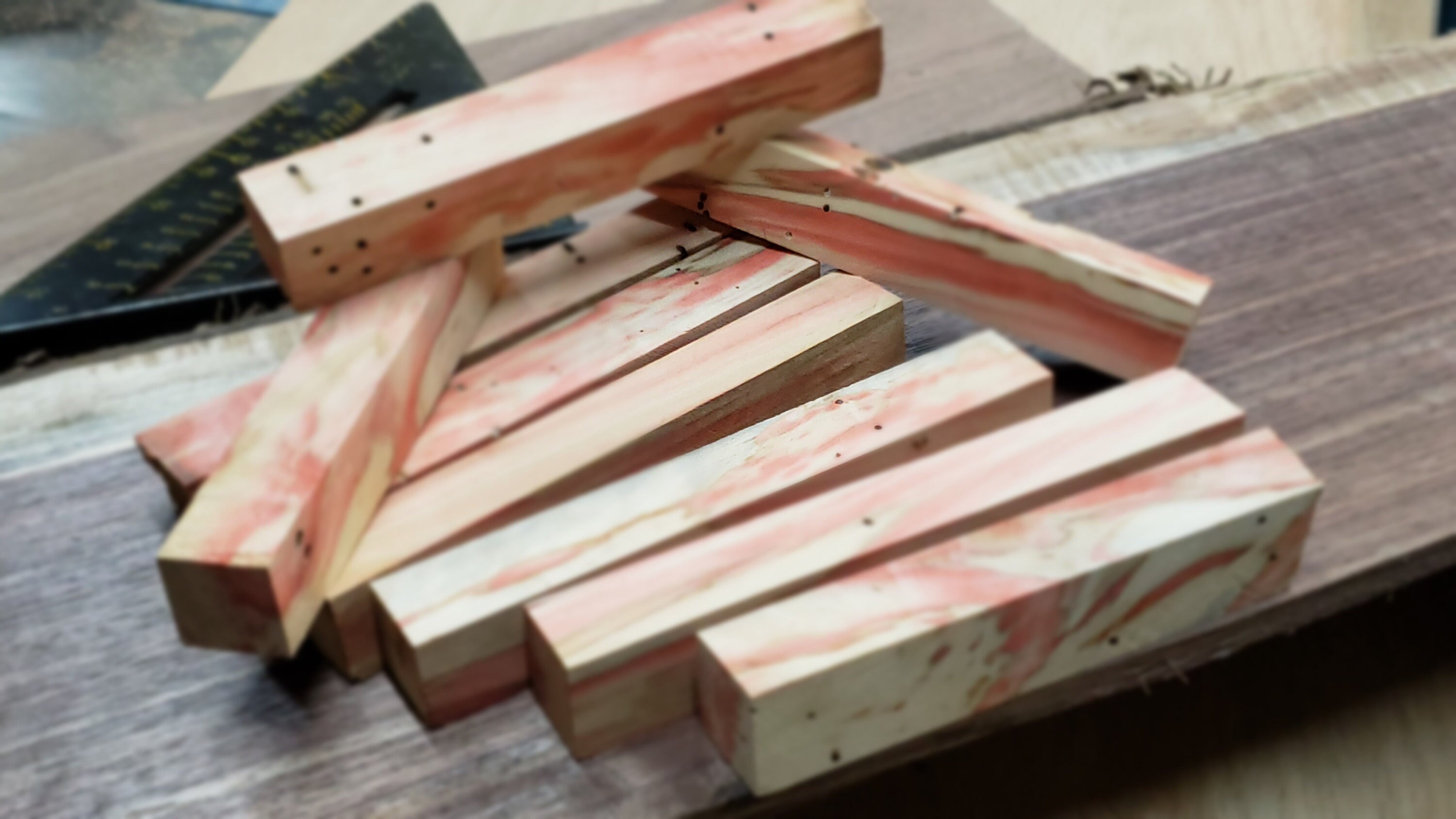 Flaming Box Elder / Pen Blank / Turning Blank - Etsy