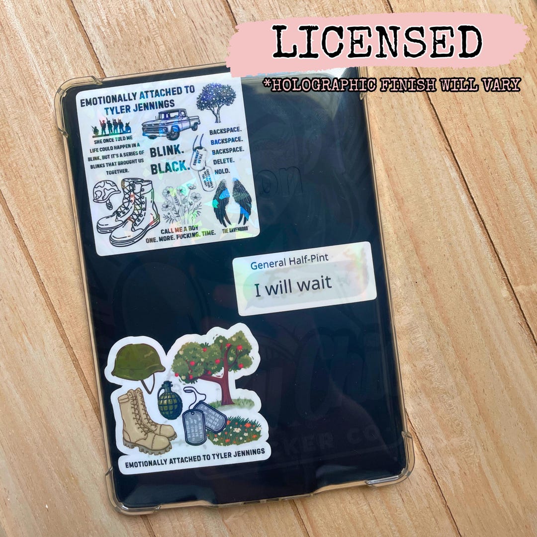 LICENSED Ravenhood Legacy Holographic Vinyl Smut Stickers, Kindle ...