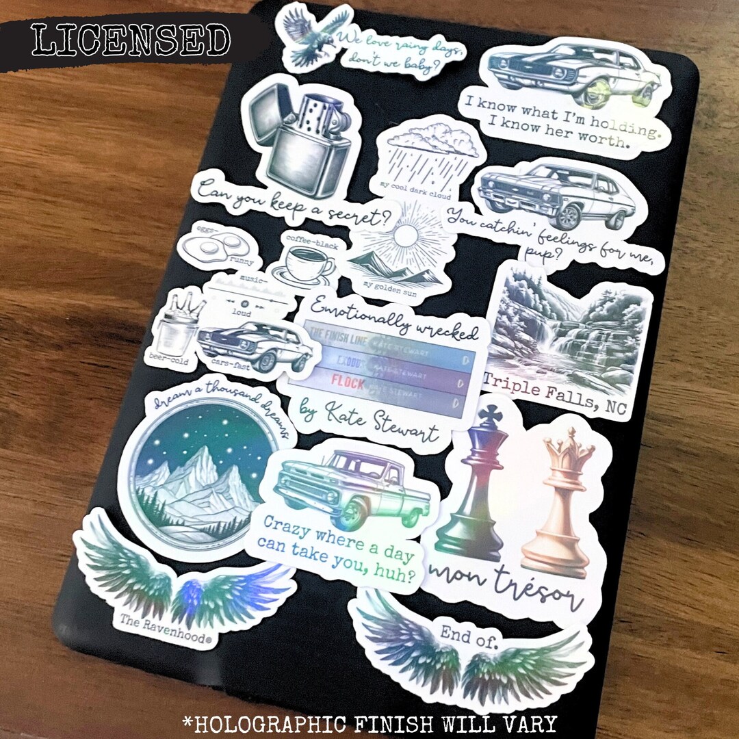 LICENSED Ravenhood Series Trilogy Set of 13 MINI Holographic Vinyl Smut ...