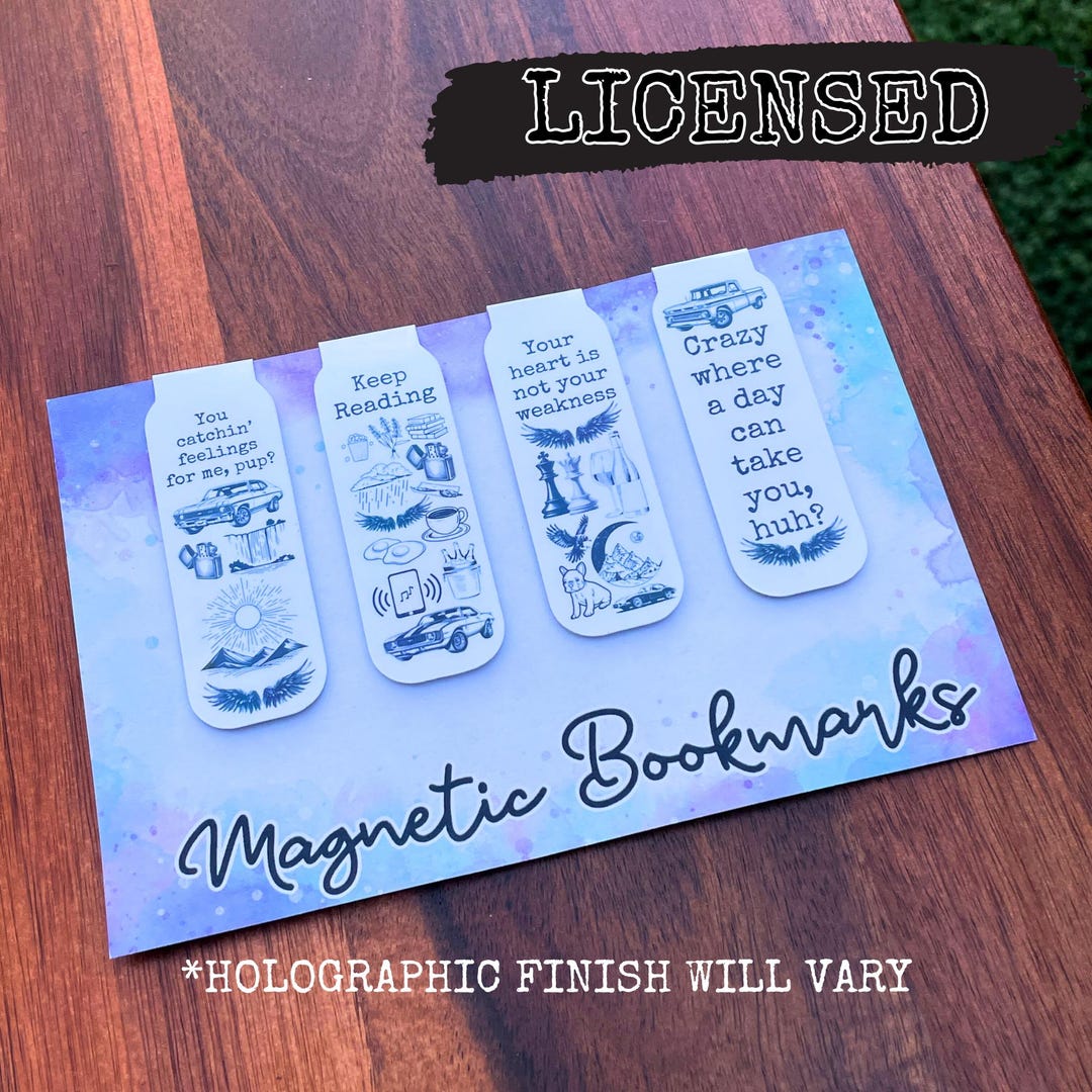 LICENSED Ravenhood Trilogy Merch 4pk Holographic Magnetic Bookmark ...
