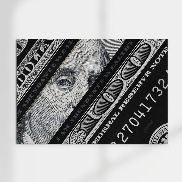 100 Dollar Poster - Etsy