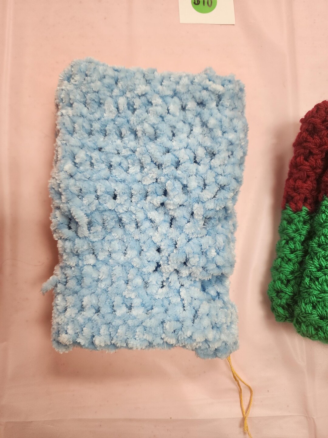 Light Blue Fluffy Fingerless Gloves - Soft Blue Gloves, Handmade Blue ...