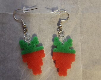 Strawberry Dangle Earrings Hama Perler Gifts for Her - Etsy