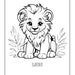 10 Animals Coloring Pages for Kids, Animal Coloring A4 Sheets ...