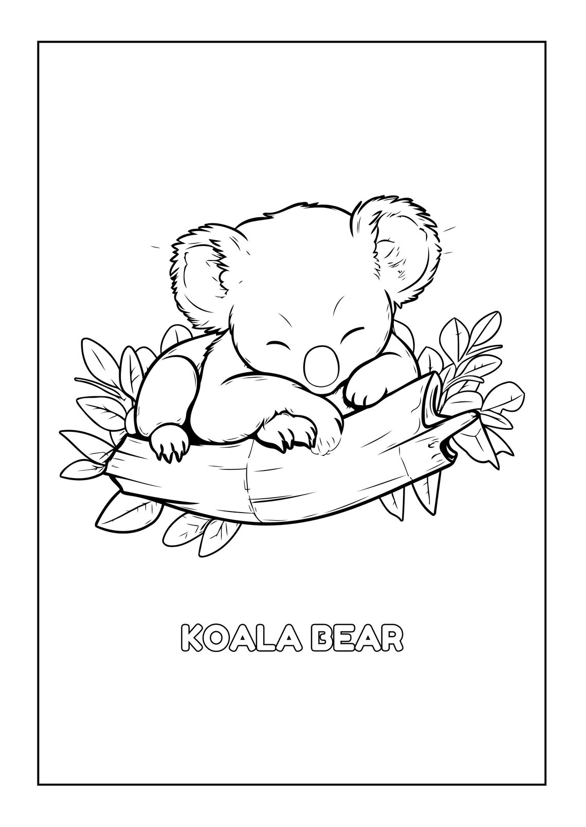 10 Animals Coloring Pages for Kids, Animal Coloring A4 Sheets ...