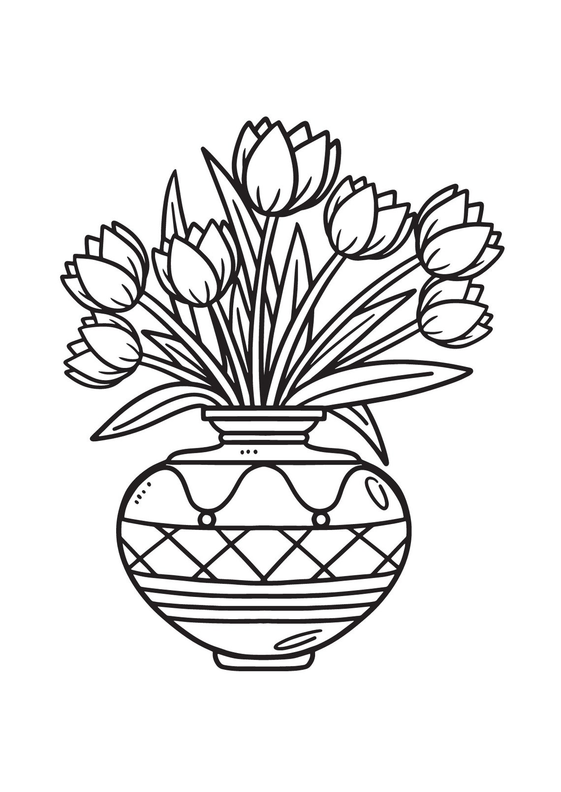 20 Unique Flower Coloring Pages for Kids, A4 Sheets, Colouring for Kids ...